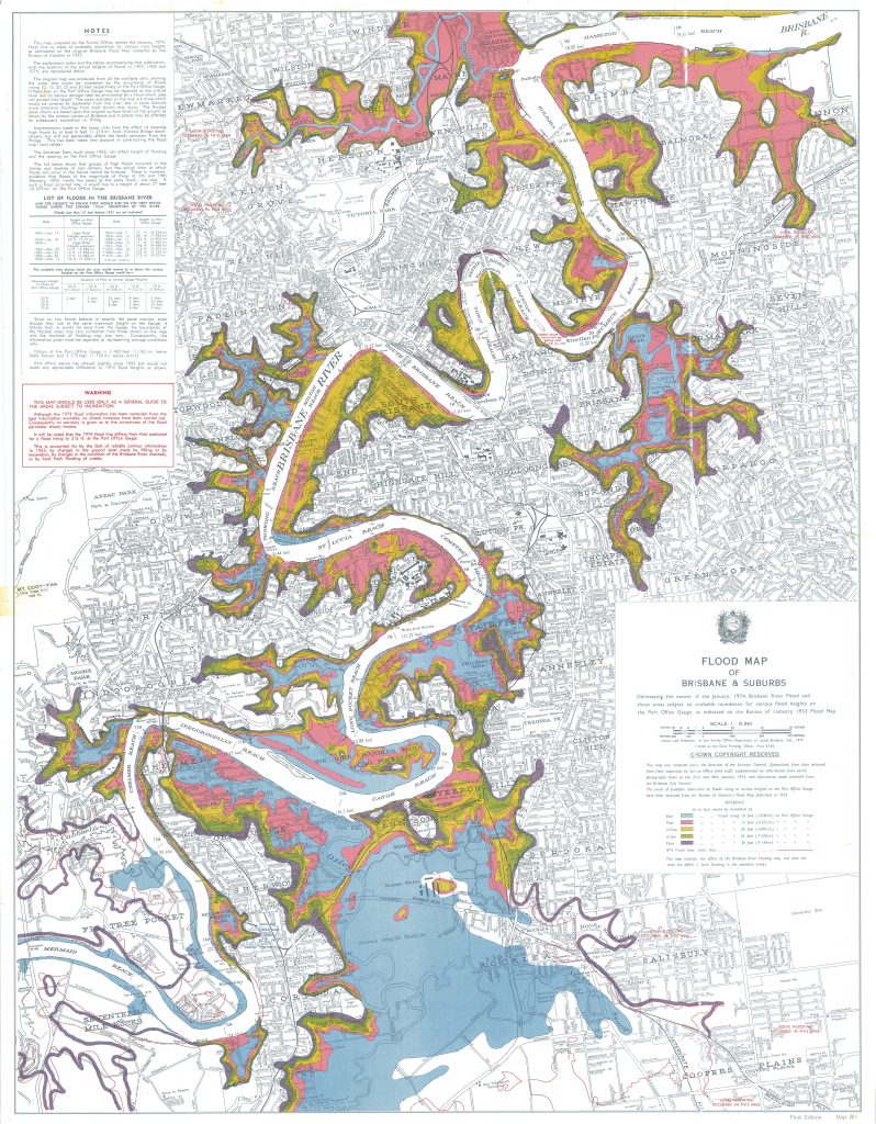 74 flood map – Oxley Creek Catchment Association